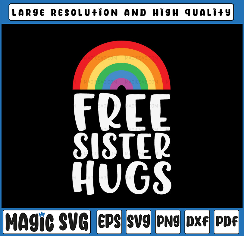 free hugs svg file - Inspire Uplift