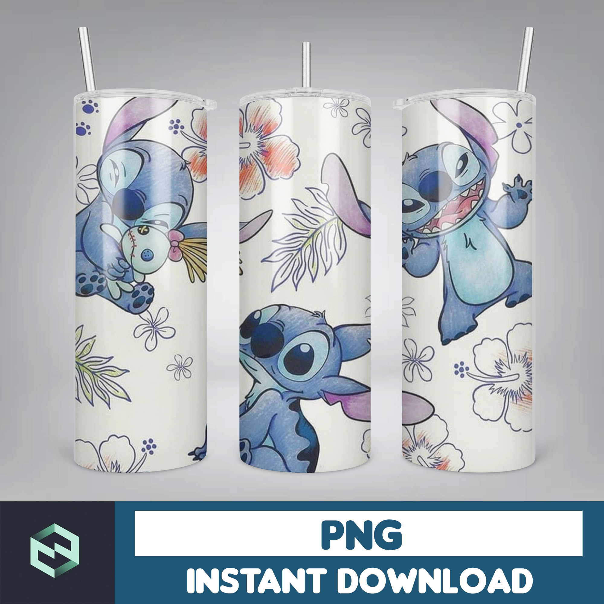 Stitch Tumbler Wrap, Stitch Tumbler Wrap for 20 oz Skinny Tu | Inspire ...