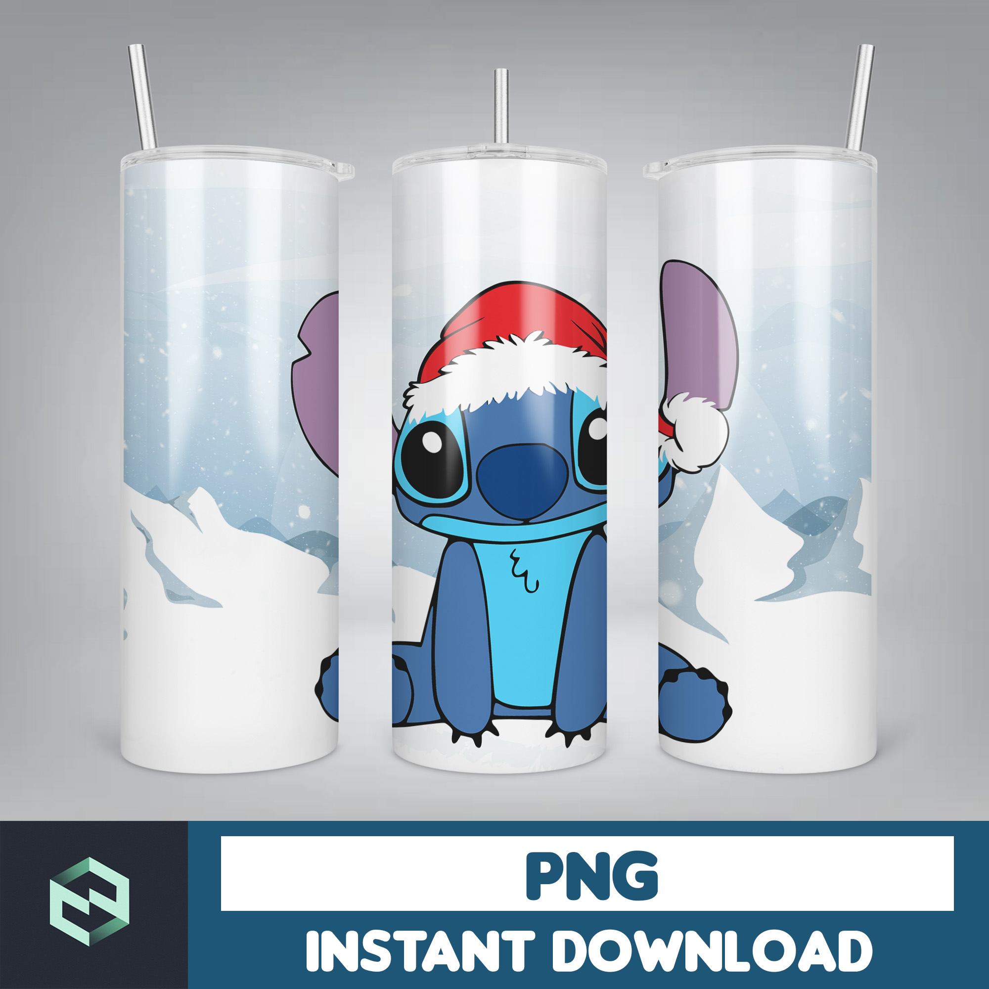 Christmas Stitch Tumbler Wrap, Stitch Sublimation Designs, 2 | Inspire ...