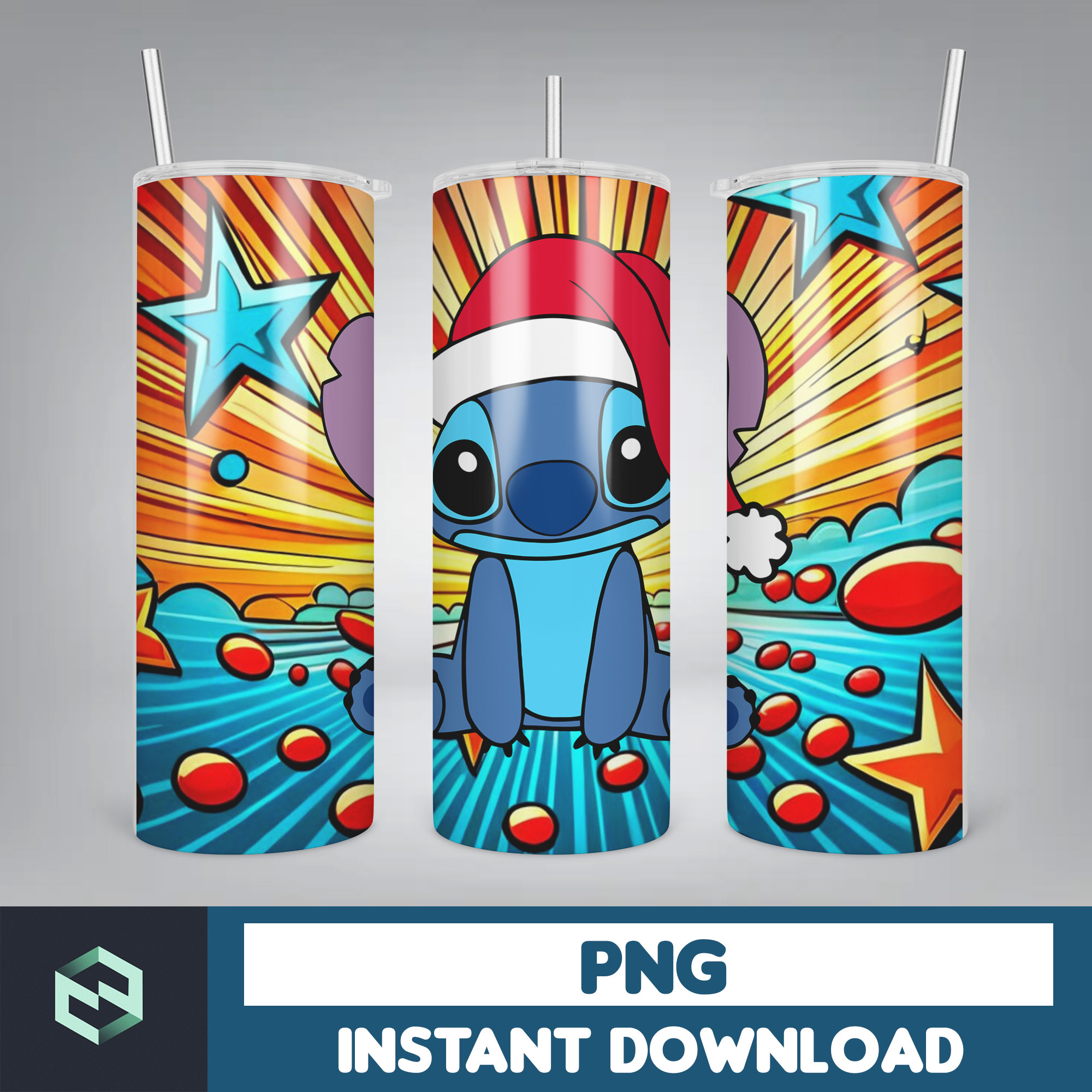 Christmas Stitch Tumbler Wrap, Stitch Sublimation Designs, 2 | Inspire ...