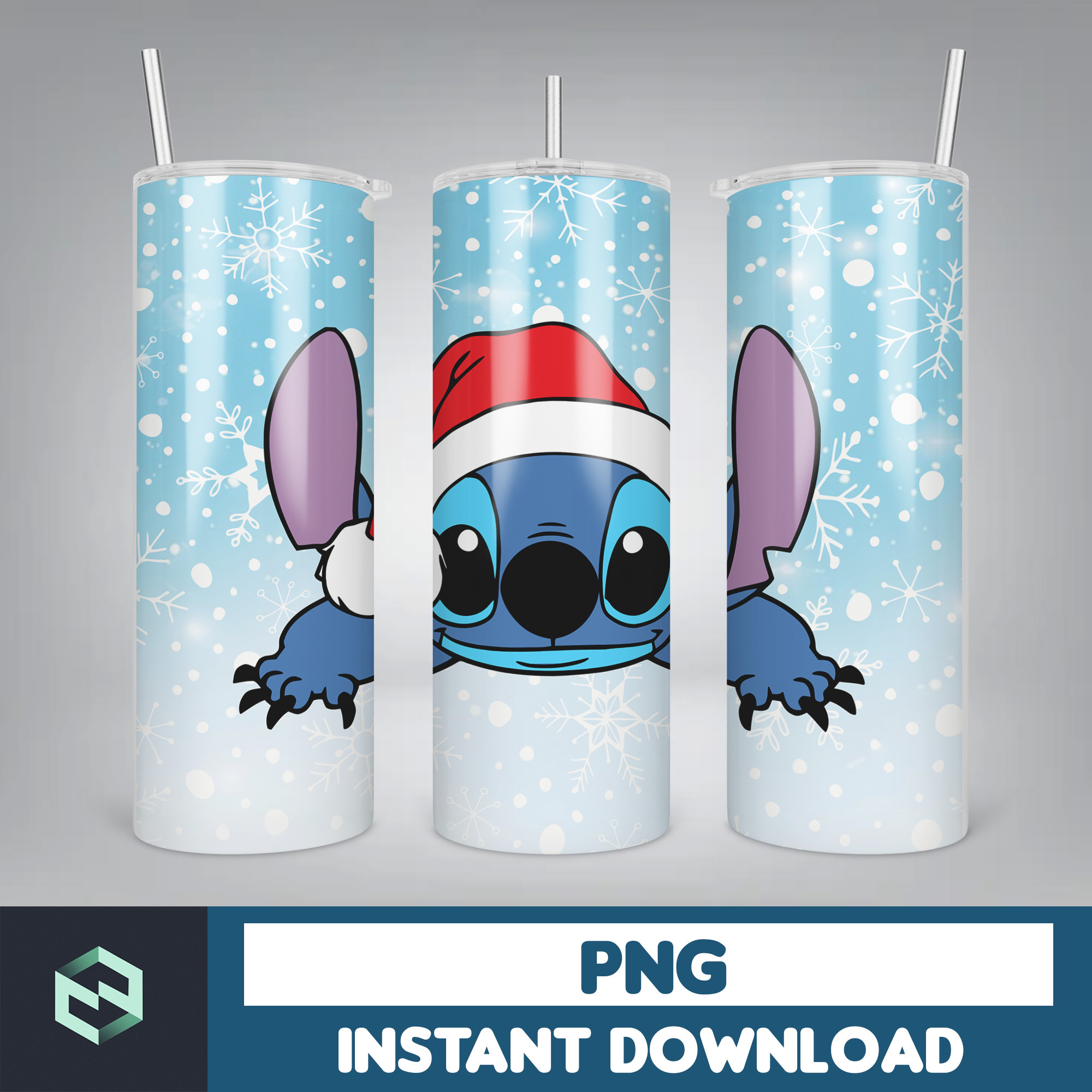 Christmas Stitch Tumbler Wrap, Stitch Sublimation Designs, 2 | Inspire ...
