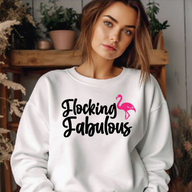 Flocking Fabulous Flamingo, Funny Wine SVG, SVG Files, Insta | Inspire ...