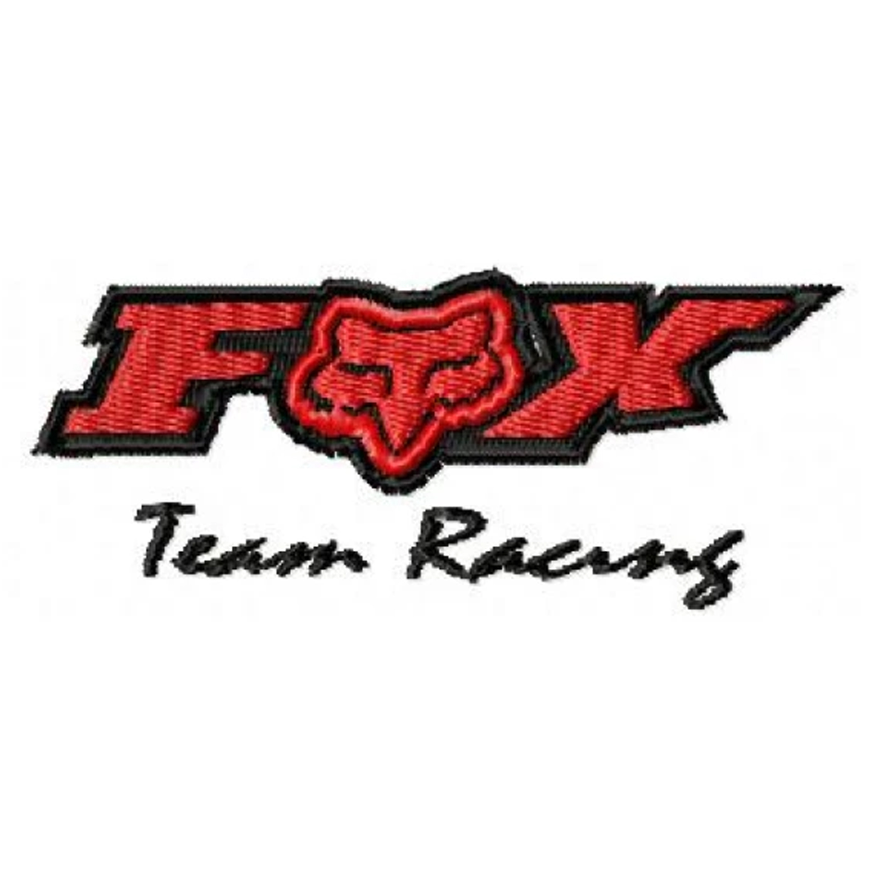 FOX team racing Embroidery Design, Logo design, Car shirt, L | Inspire Uplift