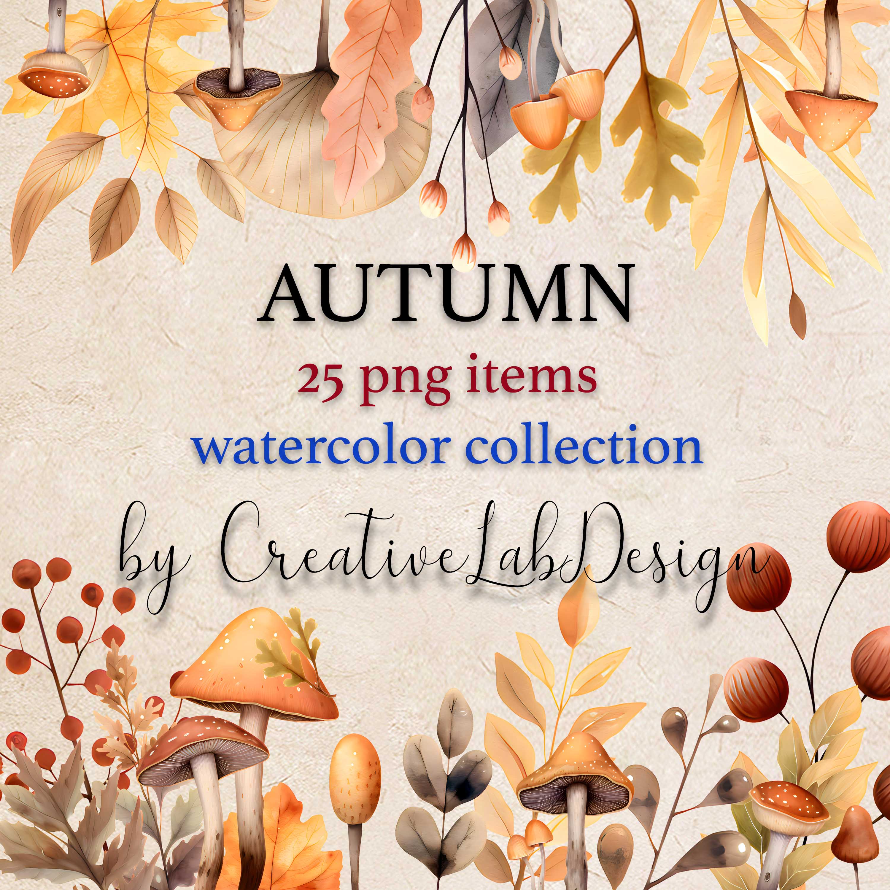 Autumn leaves falling watercolor clipart. Leaves, branches, | Inspire ...