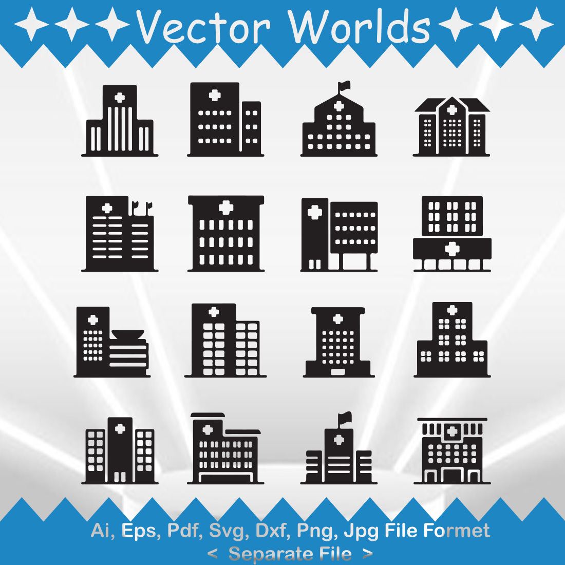 Hospital svg, Hospitals svg, Doctor, Nurse, SVG, ai, pdf, ep | Inspire ...