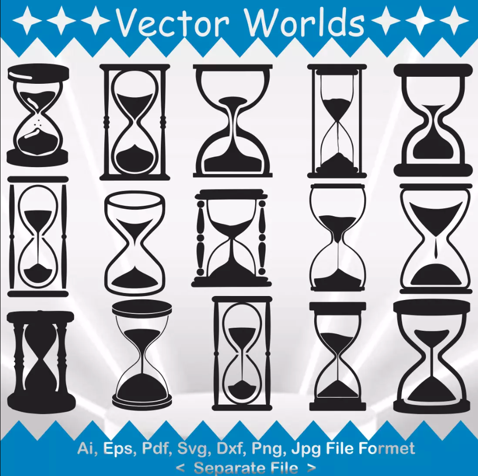 Hourglass svg, Hourglass svg, Hour, Time, SVG, ai, pdf, eps, | Inspire ...