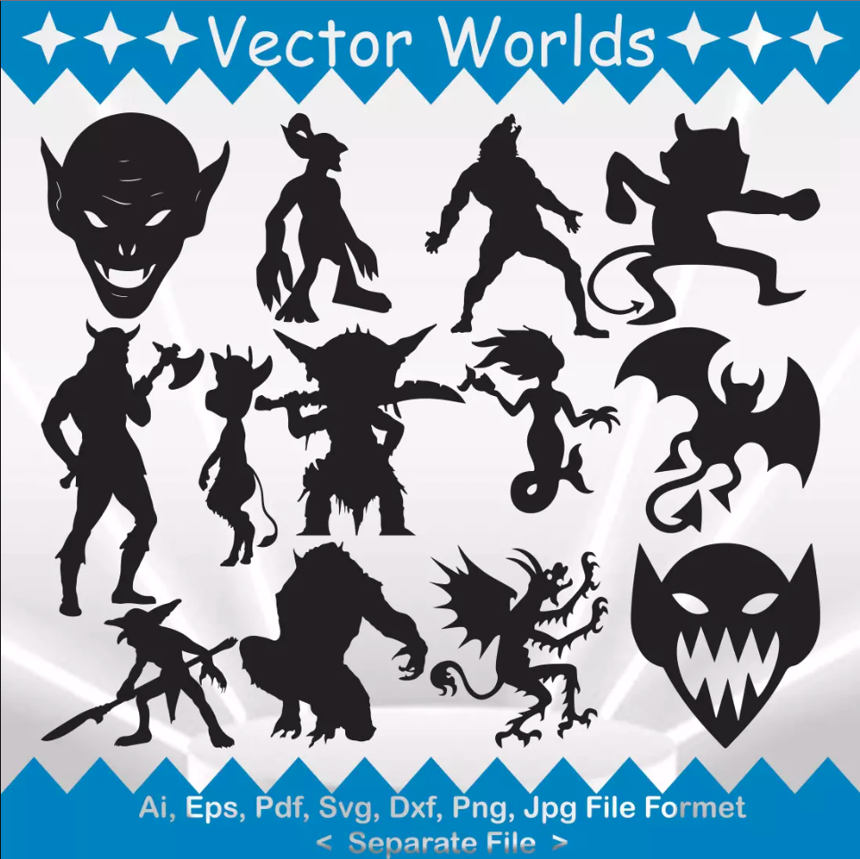 Imp svg, Imps svg, Head, Cartoon, SVG, ai, pdf, eps, svg, dx - Inspire ...