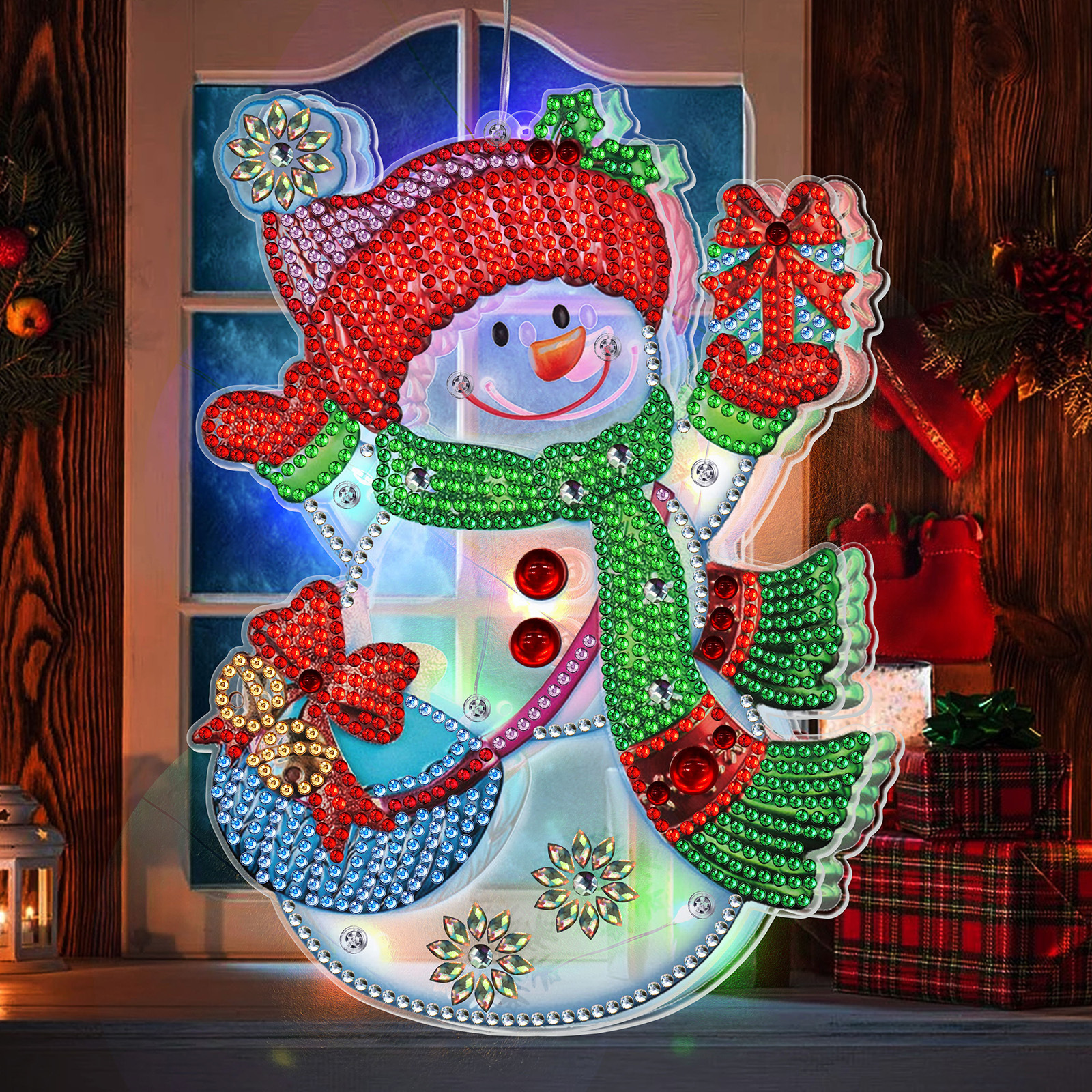 LED Showcase Glass Window Party Decoration Lights With Sucti | Inspire ...