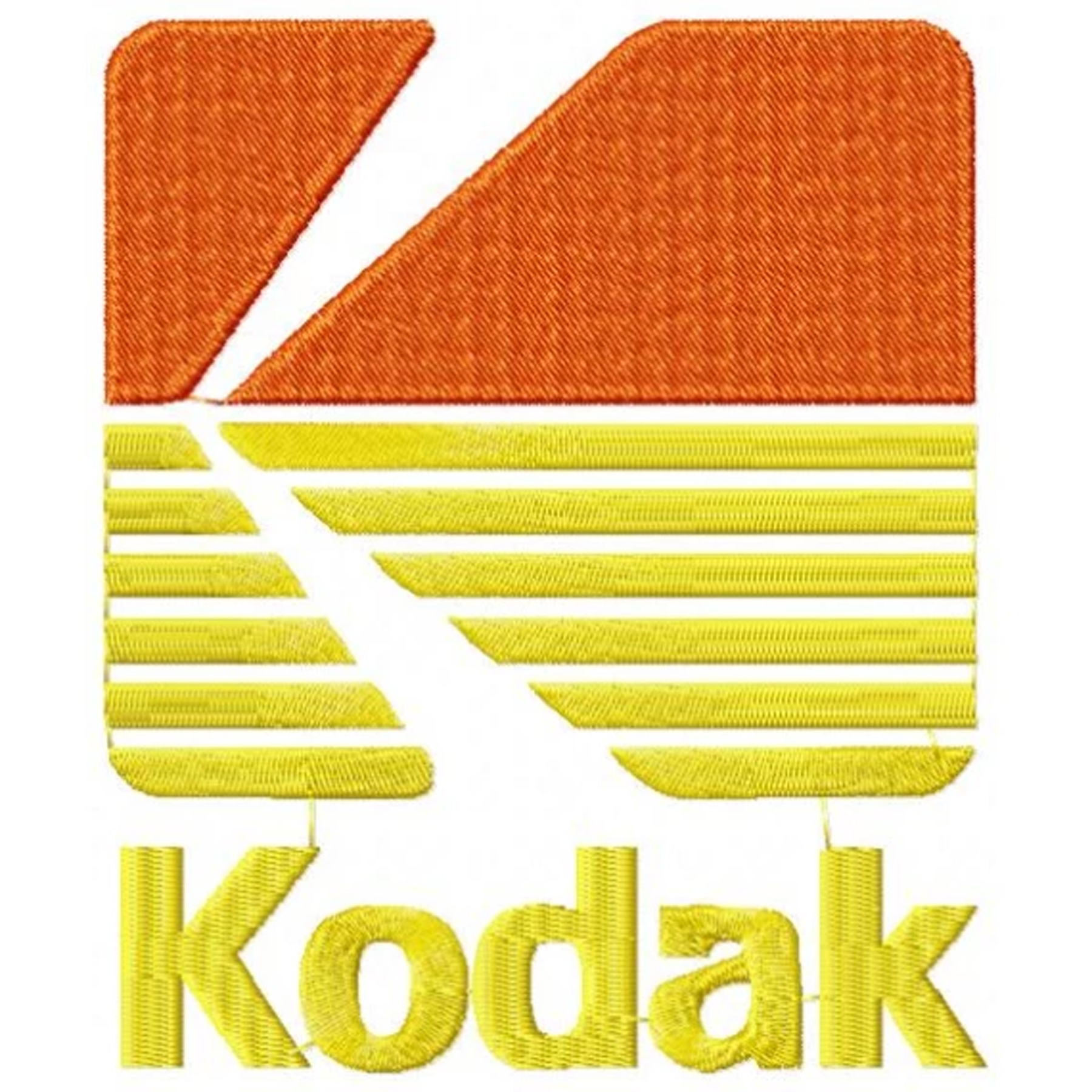 Kodak logo embroidery design, Embroidered shirt, Car Embroid | Inspire ...