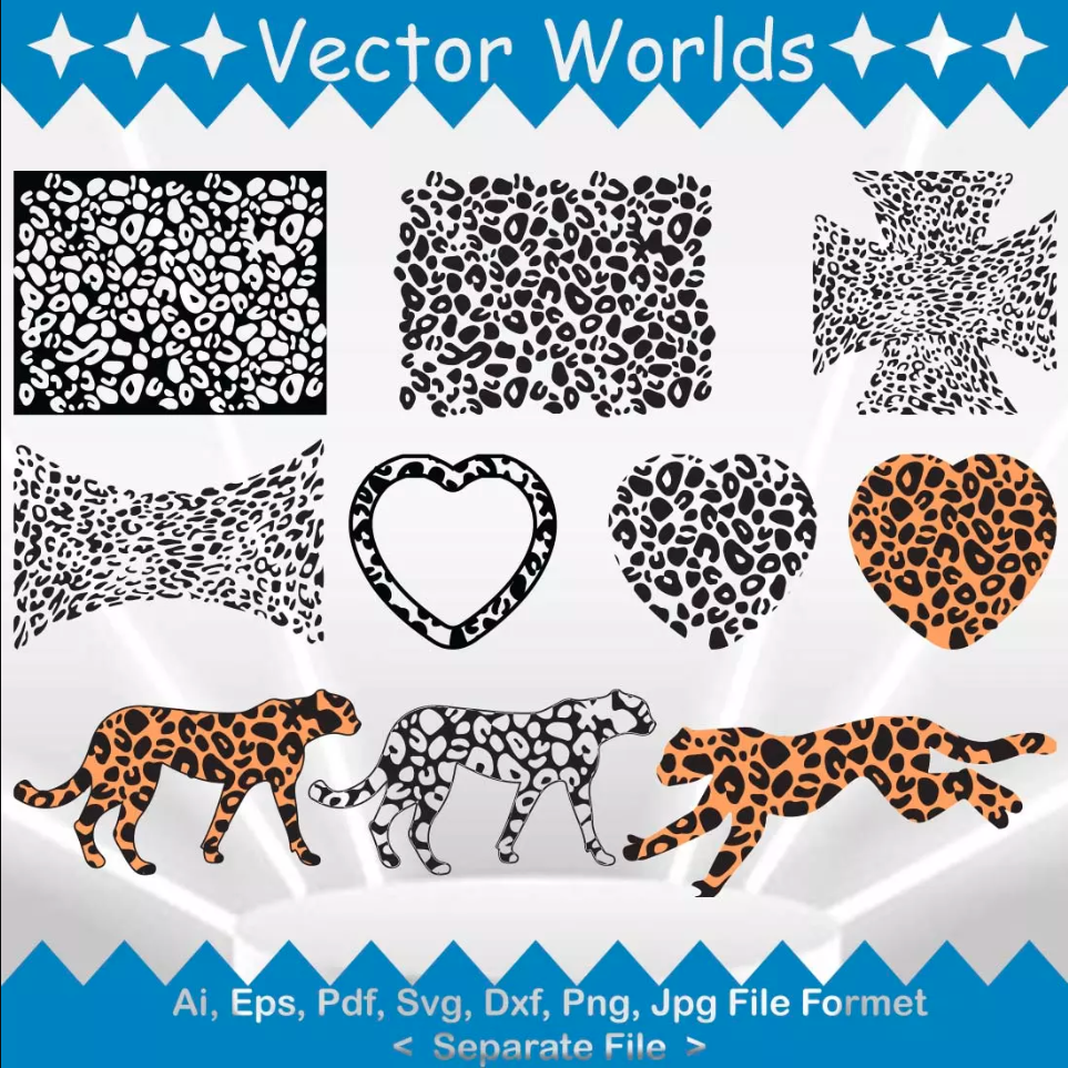 Leopard Print svg, Leopard Prints svg, Animals, Tiger, SVG, | Inspire ...