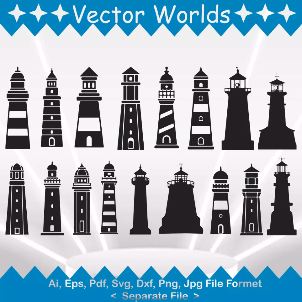 Lighthouse svg, Lighthouses svg, Light, house, SVG, ai, pdf, | Inspire ...