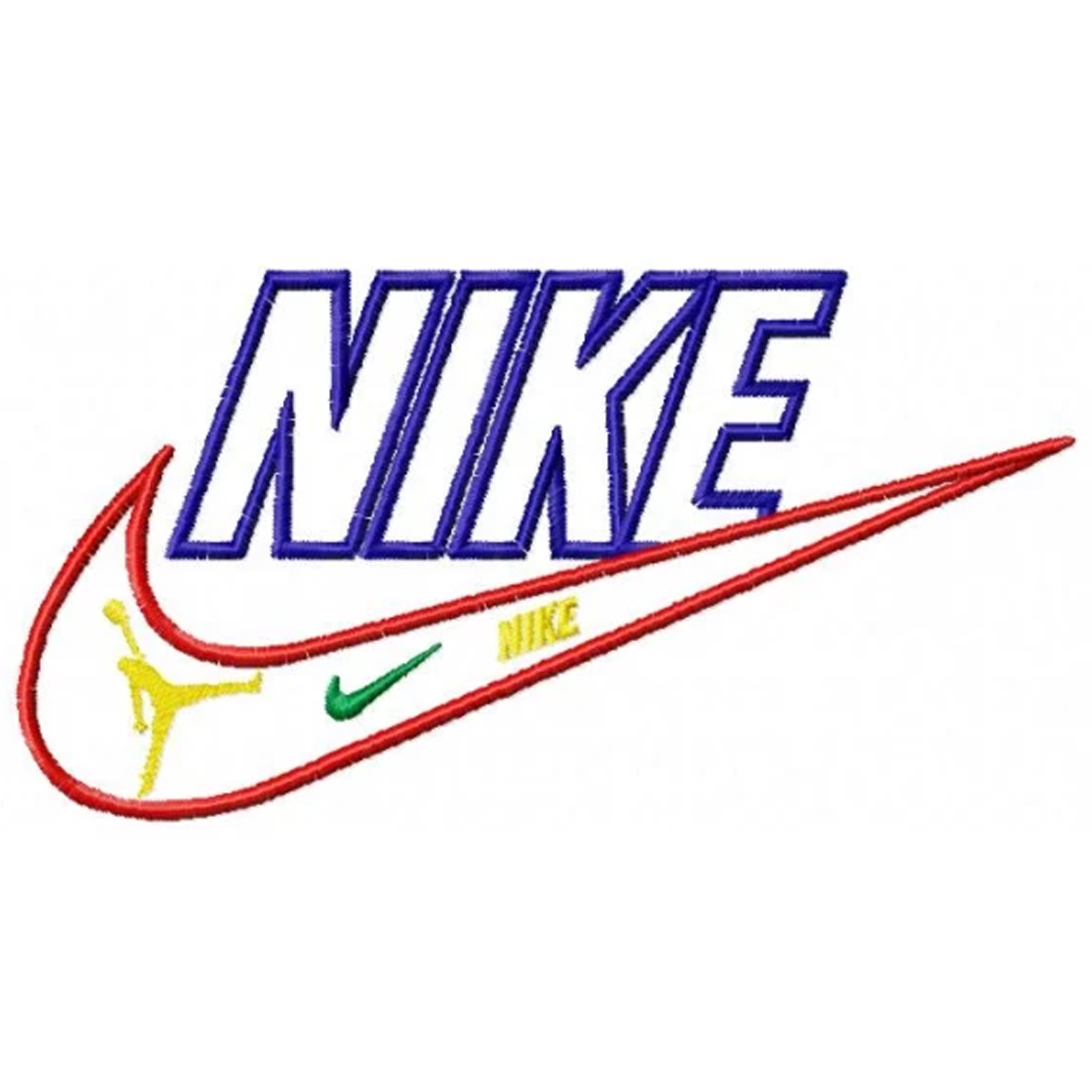 Nike logo embroidery design, Embroidery design, Sale design, | Inspire ...
