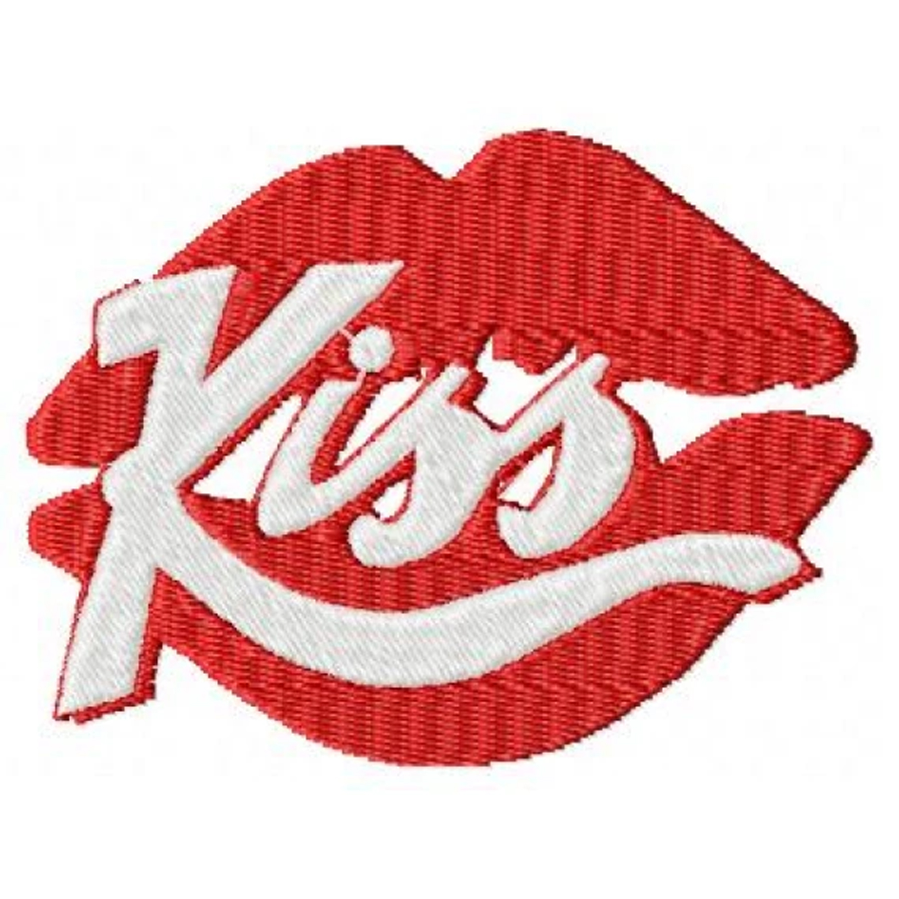 Kiss logo Embroidery Design, brands design, logo shirt, bran - Inspire ...