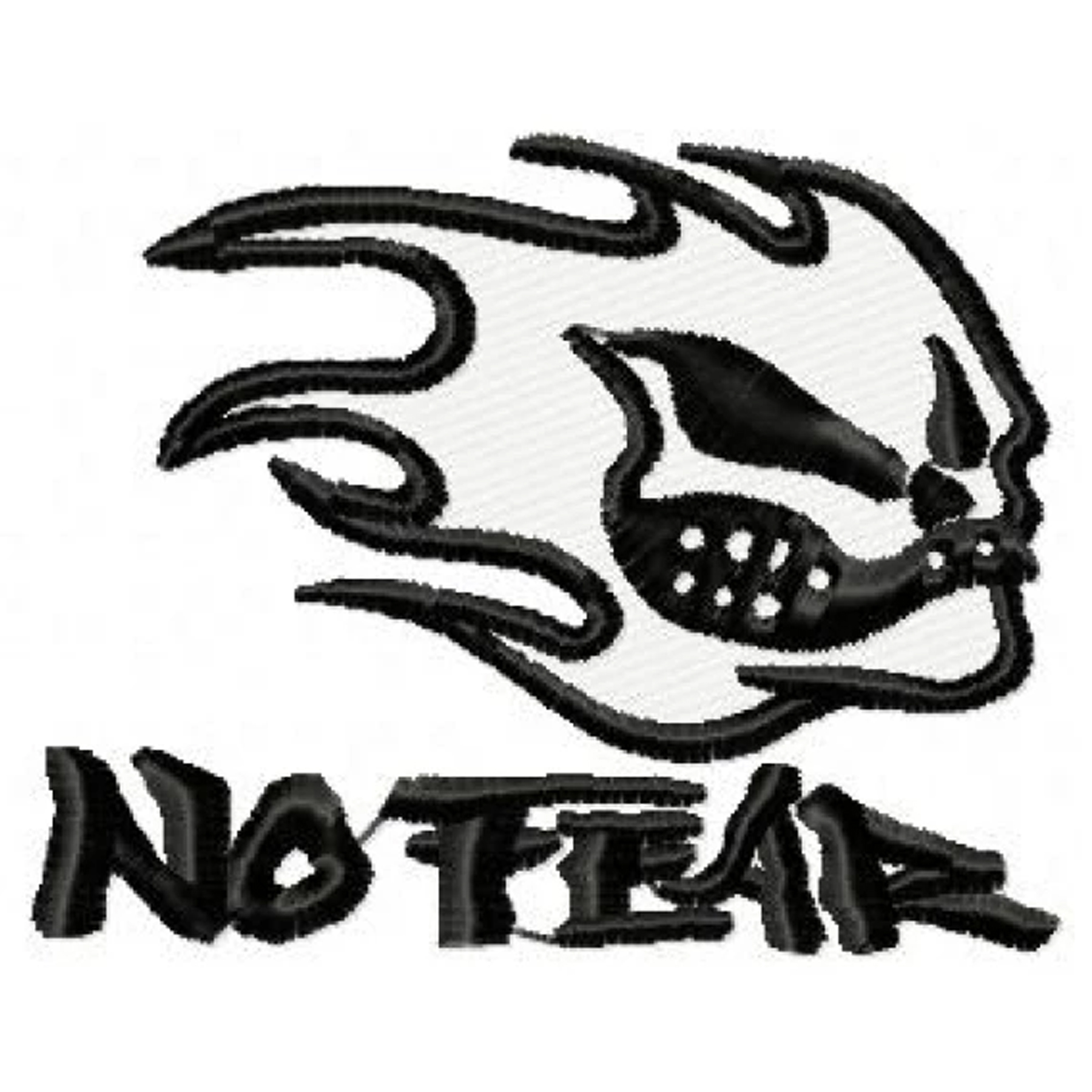 No Fear Logo Machine Embroidery Design, brands design, shirt | Inspire ...