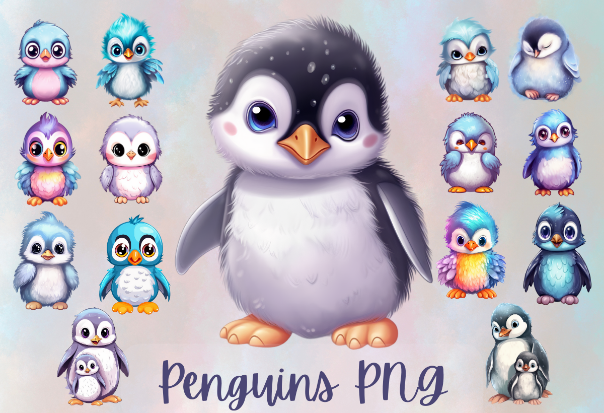 Cute penguin clipart for sublimation, penguin PNG design, So | Inspire ...