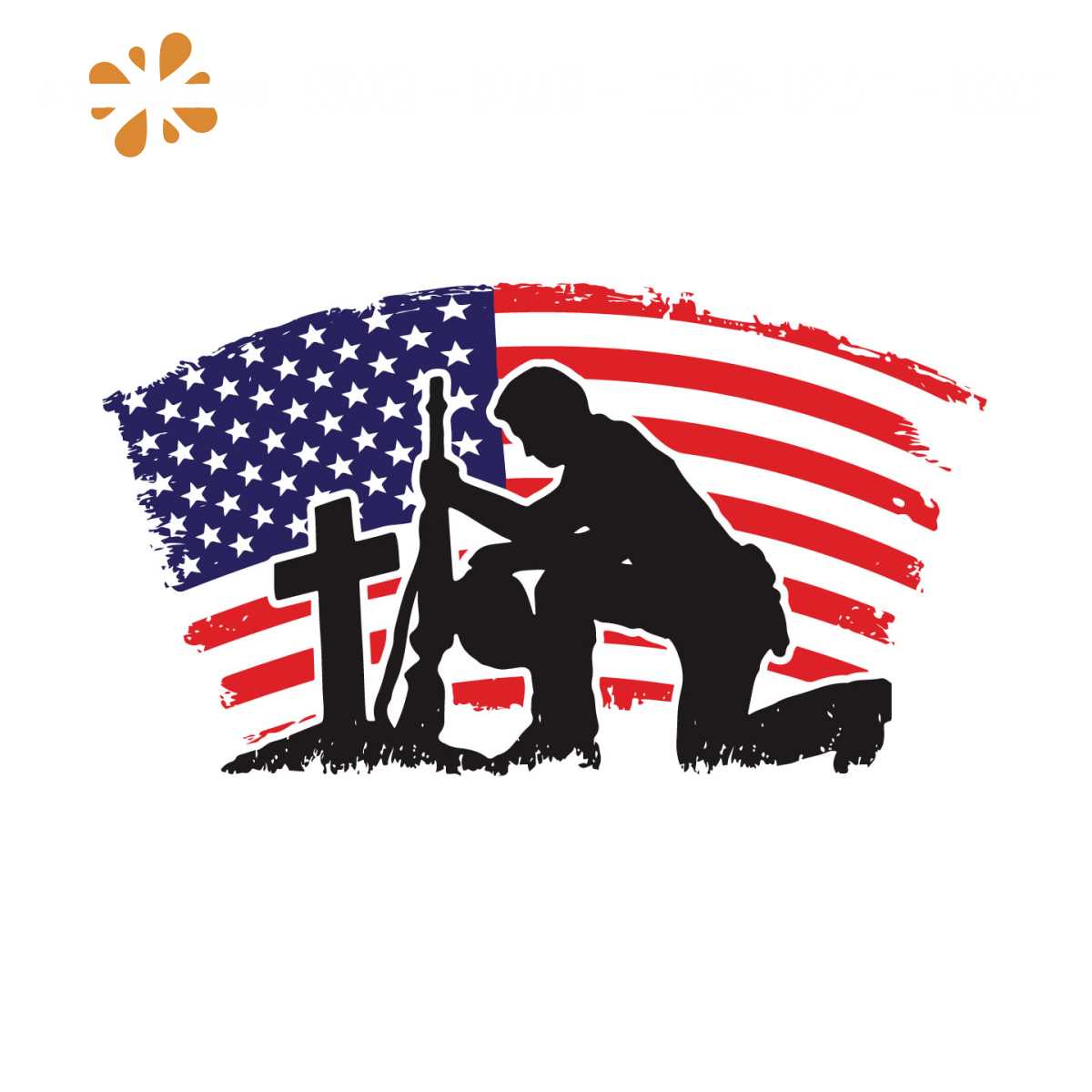 Fallen Soldier Svg, Independence Svg, American Flag Svg | Inspire Uplift