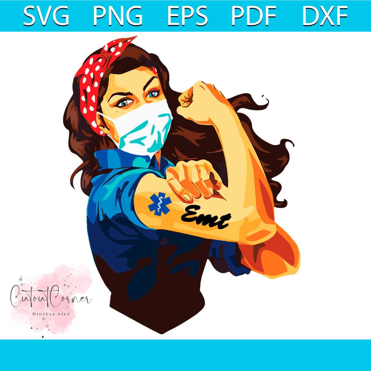 Strong Woman EMT Svg, Trending Svg, Coronavirus Svg | Inspire Uplift