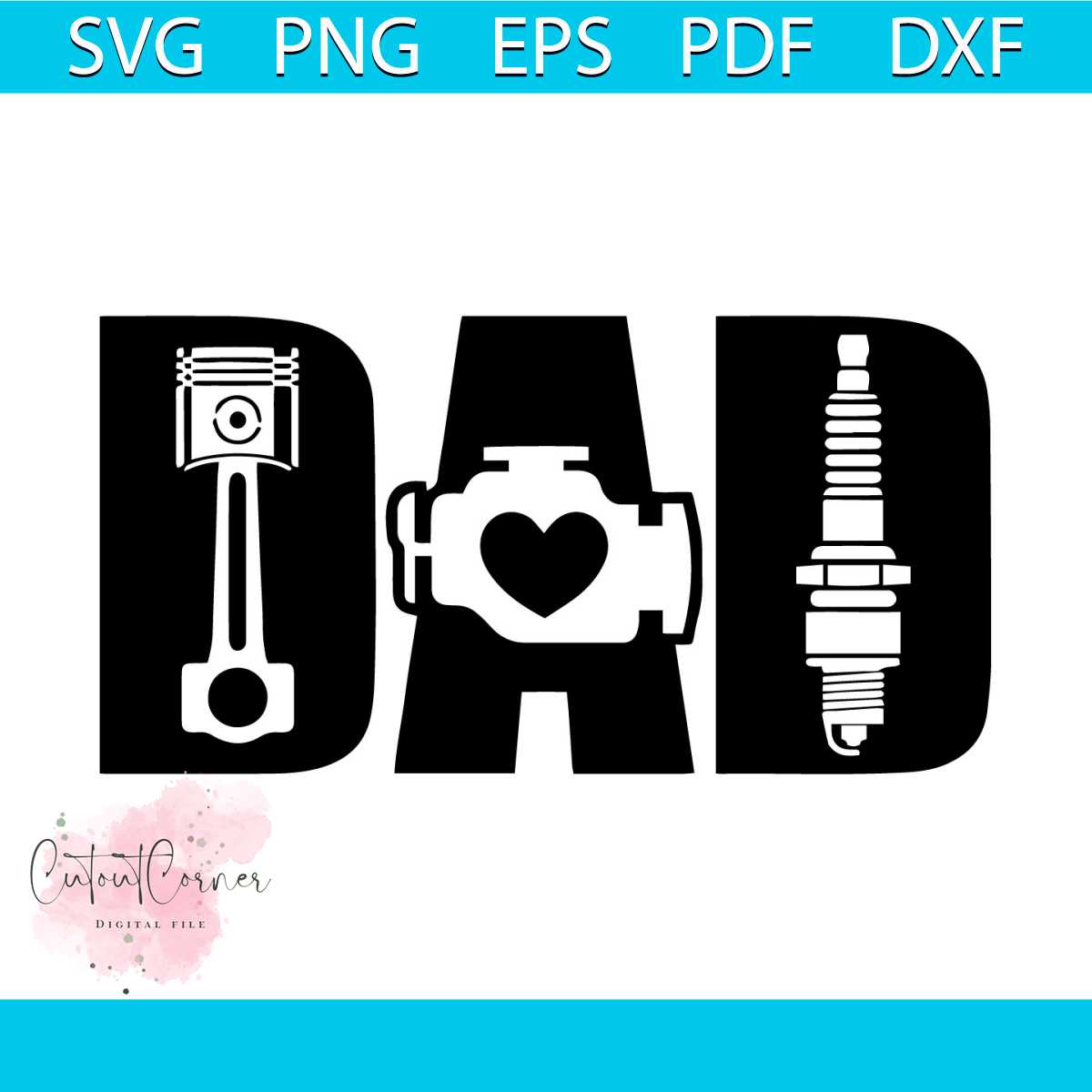 Dad Svg, Fathers Day Svg, Mechanic DAD Svg | Inspire Uplift