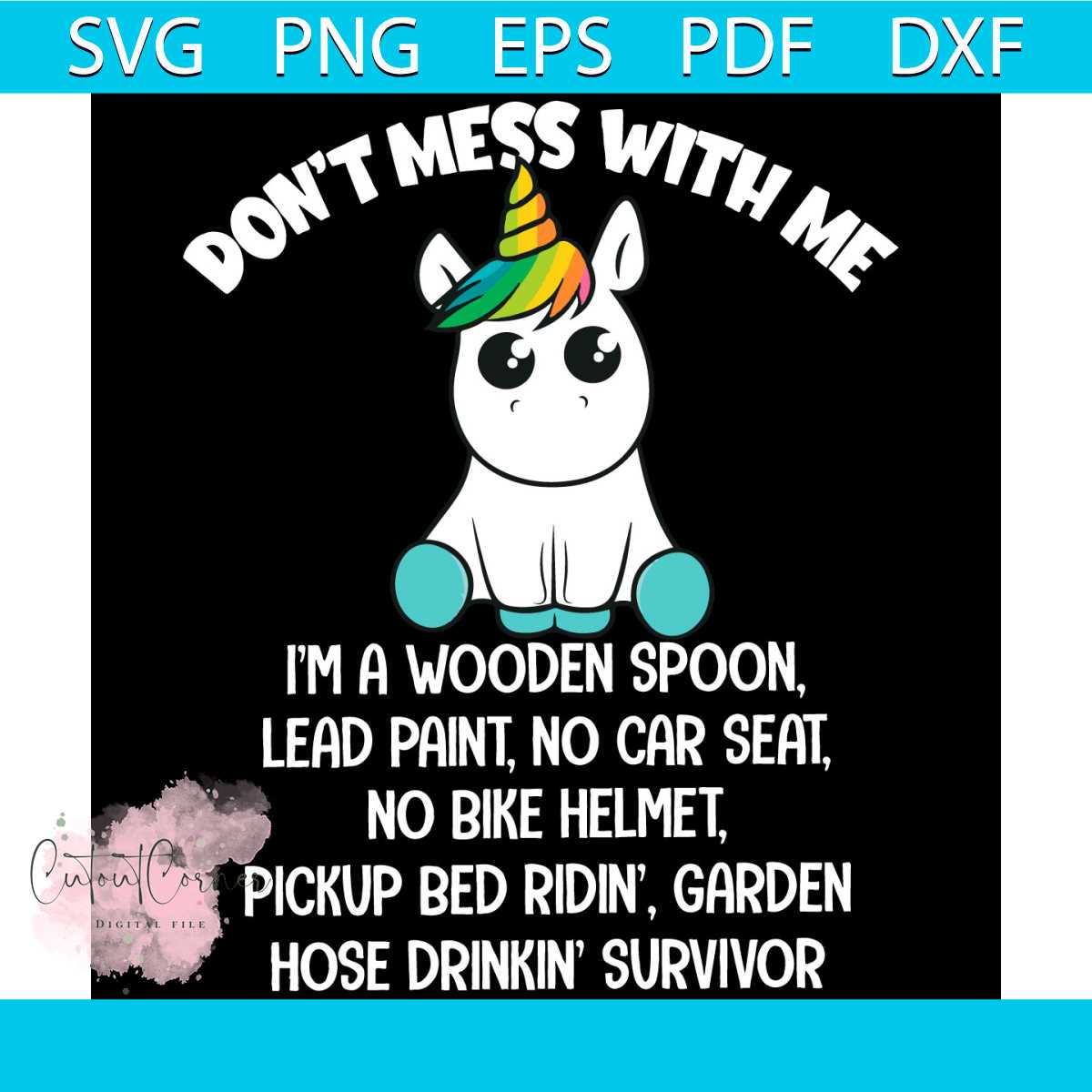 Dont Mess With Me Im A Wooden Spoon Kead Paint No Car Seat S - Inspire ...