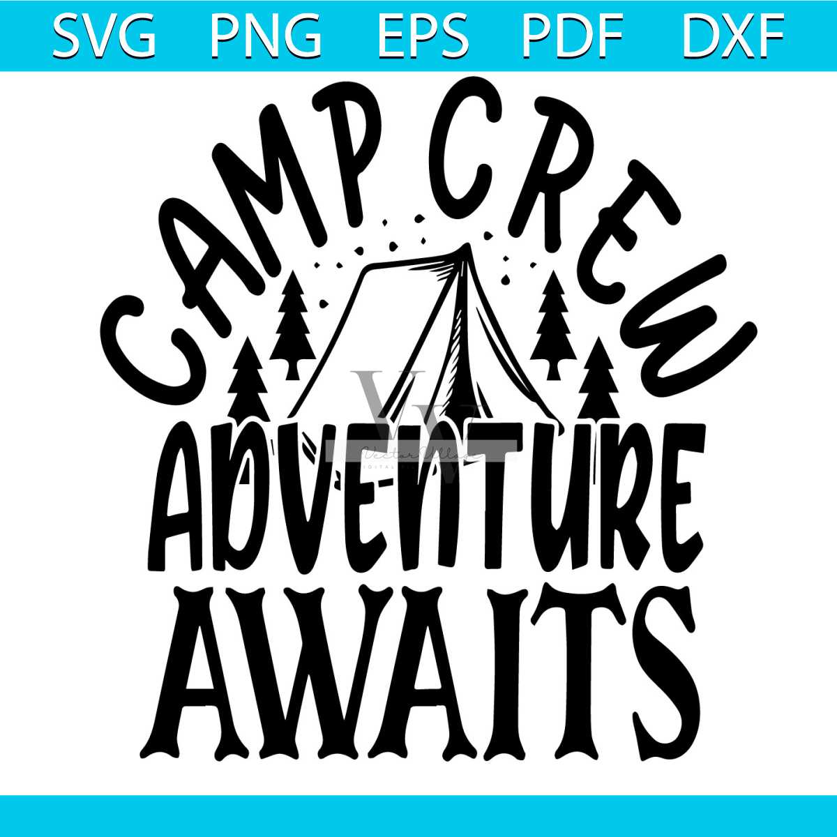 Camp Crew Adventure Awaits Svg, Camping Svg | Inspire Uplift