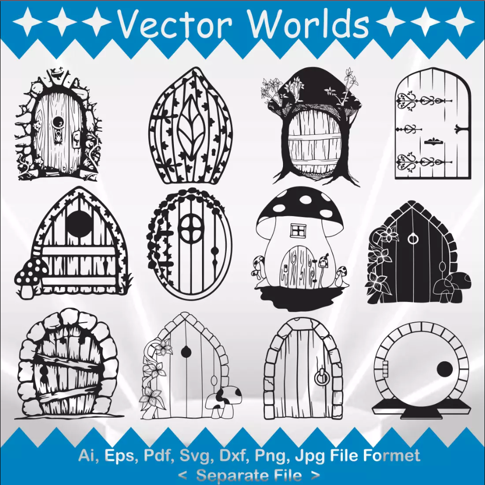fairy door svg - Inspire Uplift