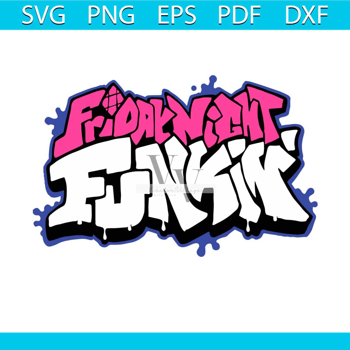 Friday Night Funkin Video Game Svg Clipart Silhouette Gamer Tshirt Xbox ...
