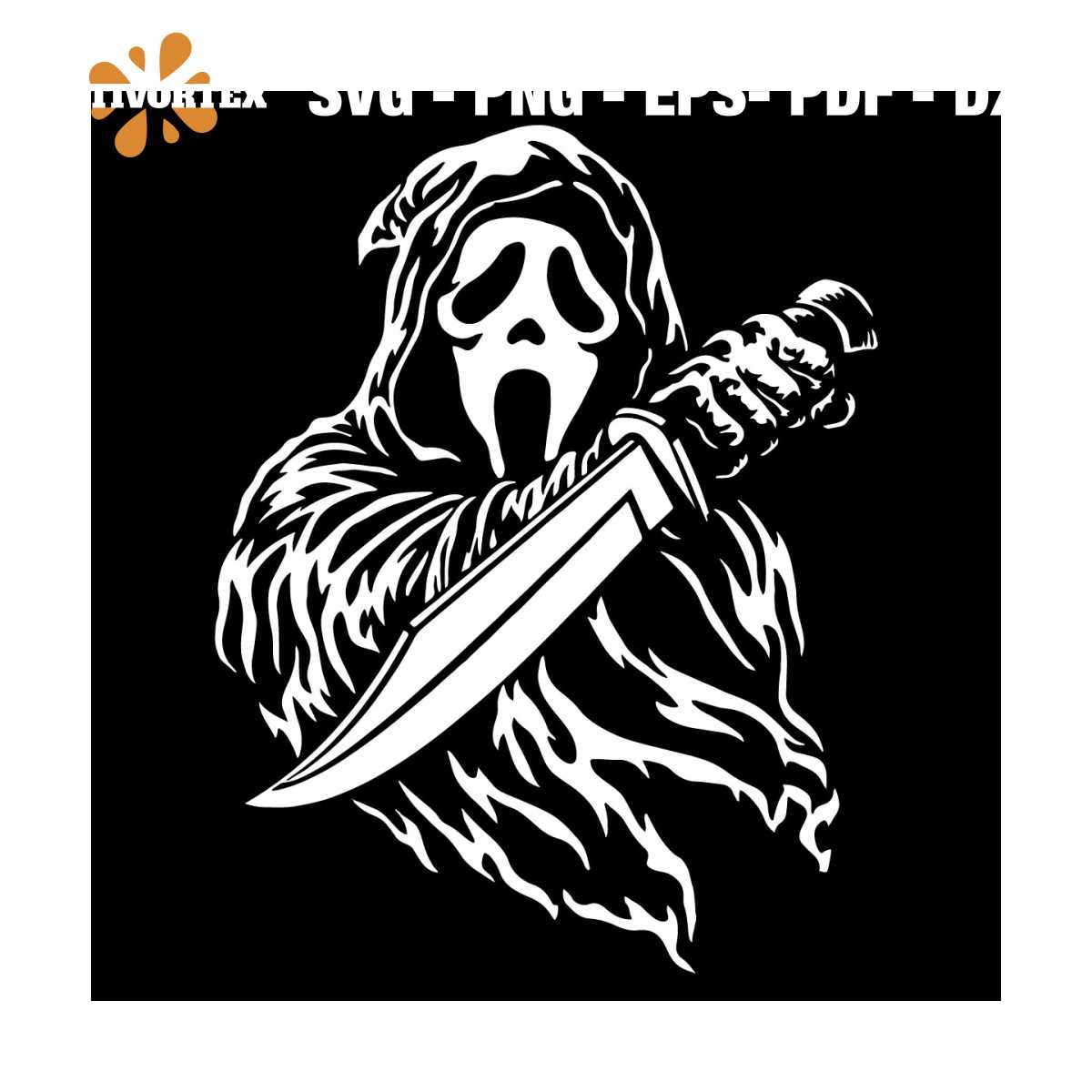 Ghostface SVG, Scream Halloween Horror Scary SVG, Ghostface | Inspire ...