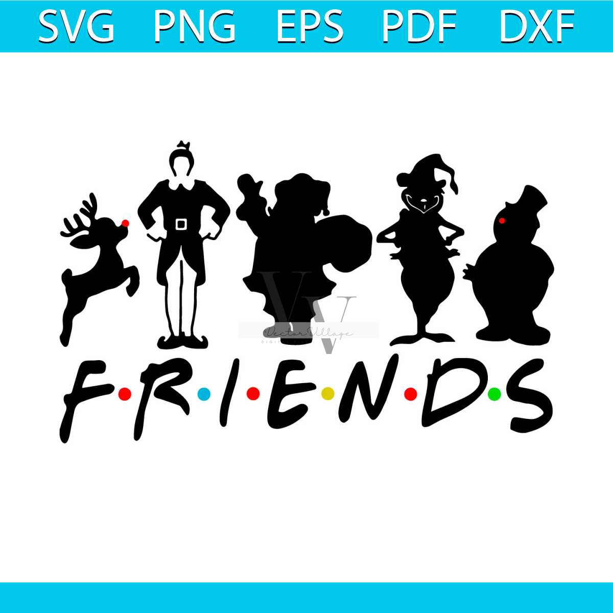 Friends Christmas SVG, The Grinches SVG, Deer Vector, Funny | Inspire ...
