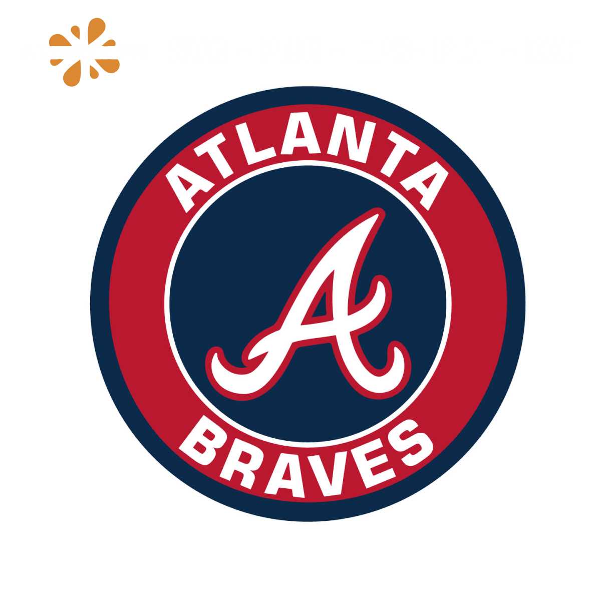 Atlanta Braves Circle Logo svg, mlb svg, eps, dxf, png, digi - Inspire ...