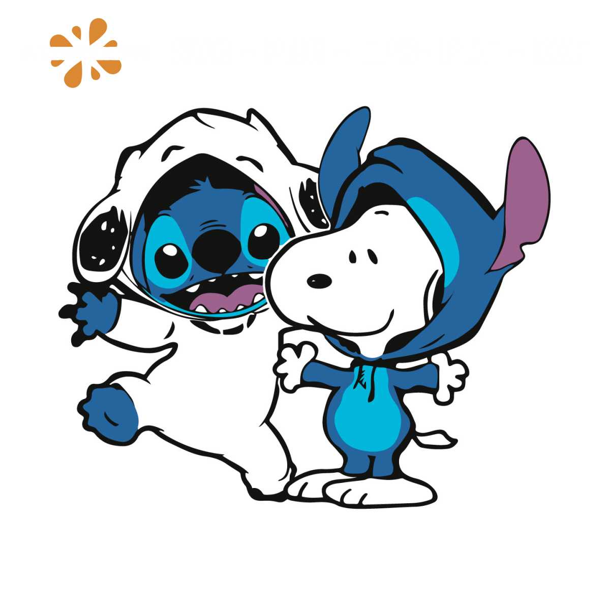 Stitch And Snoopy Friends Svg, Stitch Svg, Snoopy Svg, Disne | Inspire ...