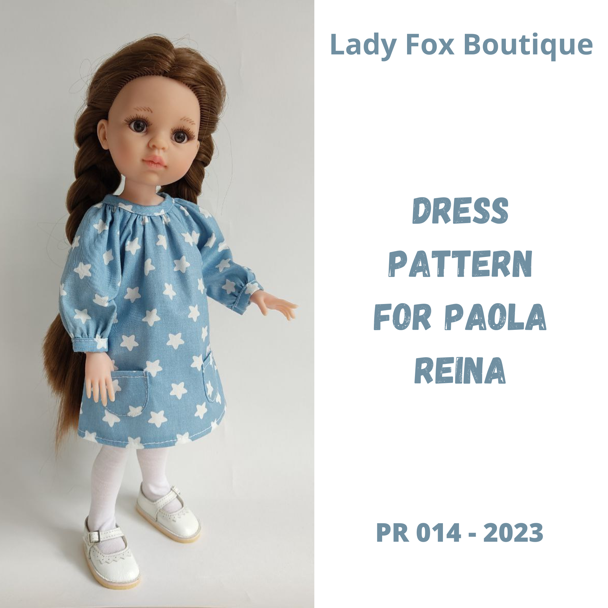 Dress pattern for Paola Reina dolls | Inspire Uplift