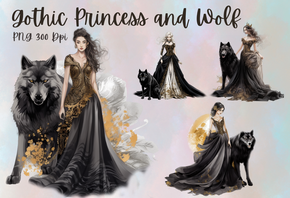 gothic princess, wolf Png Clipart, gothic princess artwork, - Inspire ...