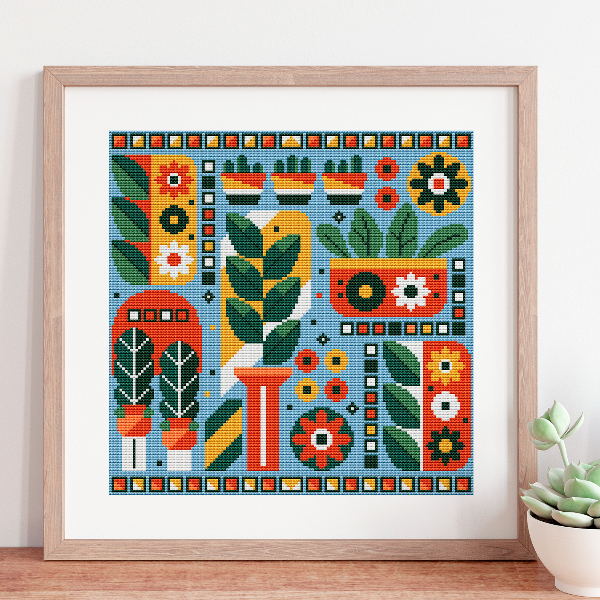 Modern Cross Stitch Sampler Pattern Noel Counted Cross Stitch Sampler