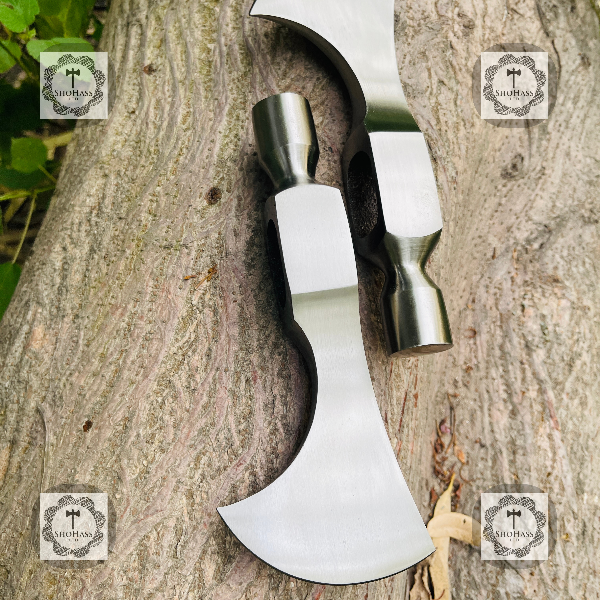 SET 2 Axe Head CUSTOM MADE HAND FORGED STAINLESS STEEL Handm | Inspire Uplift
