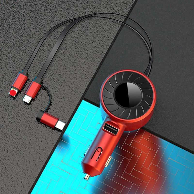 3 In 1 60W Fast Charging with Dual Cable Retractable | Inspire Uplift