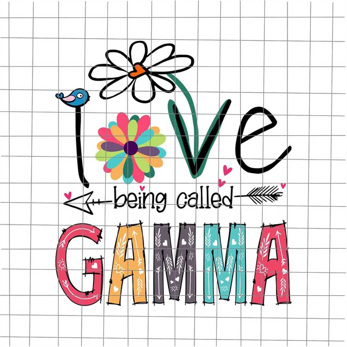 I Love Being Called Gamma Svg, Love Mother Svg, Grandma quot - Inspire ...