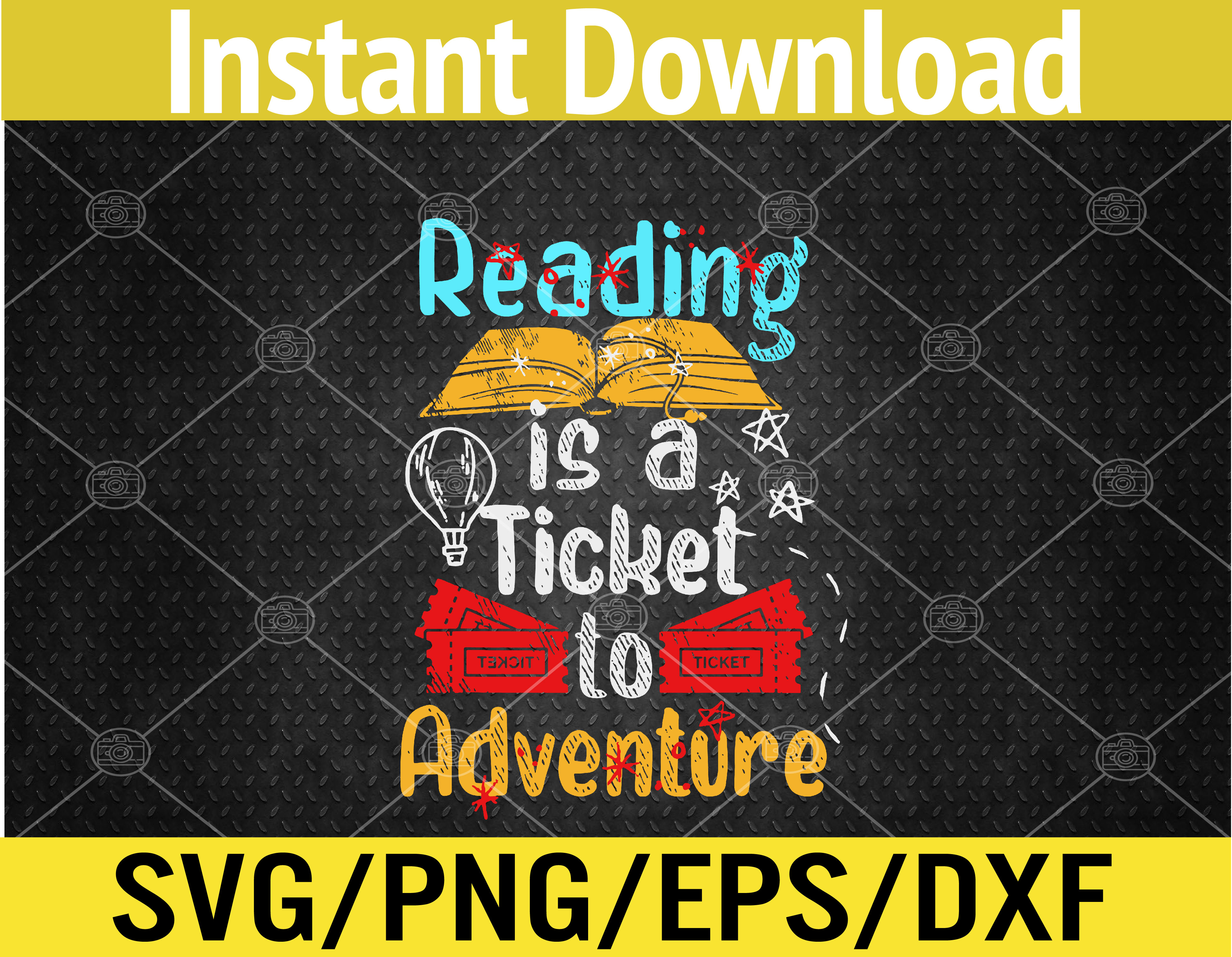 Reading Adventure Library Student Teacher Book Svg, Eps, Png - Inspire ...
