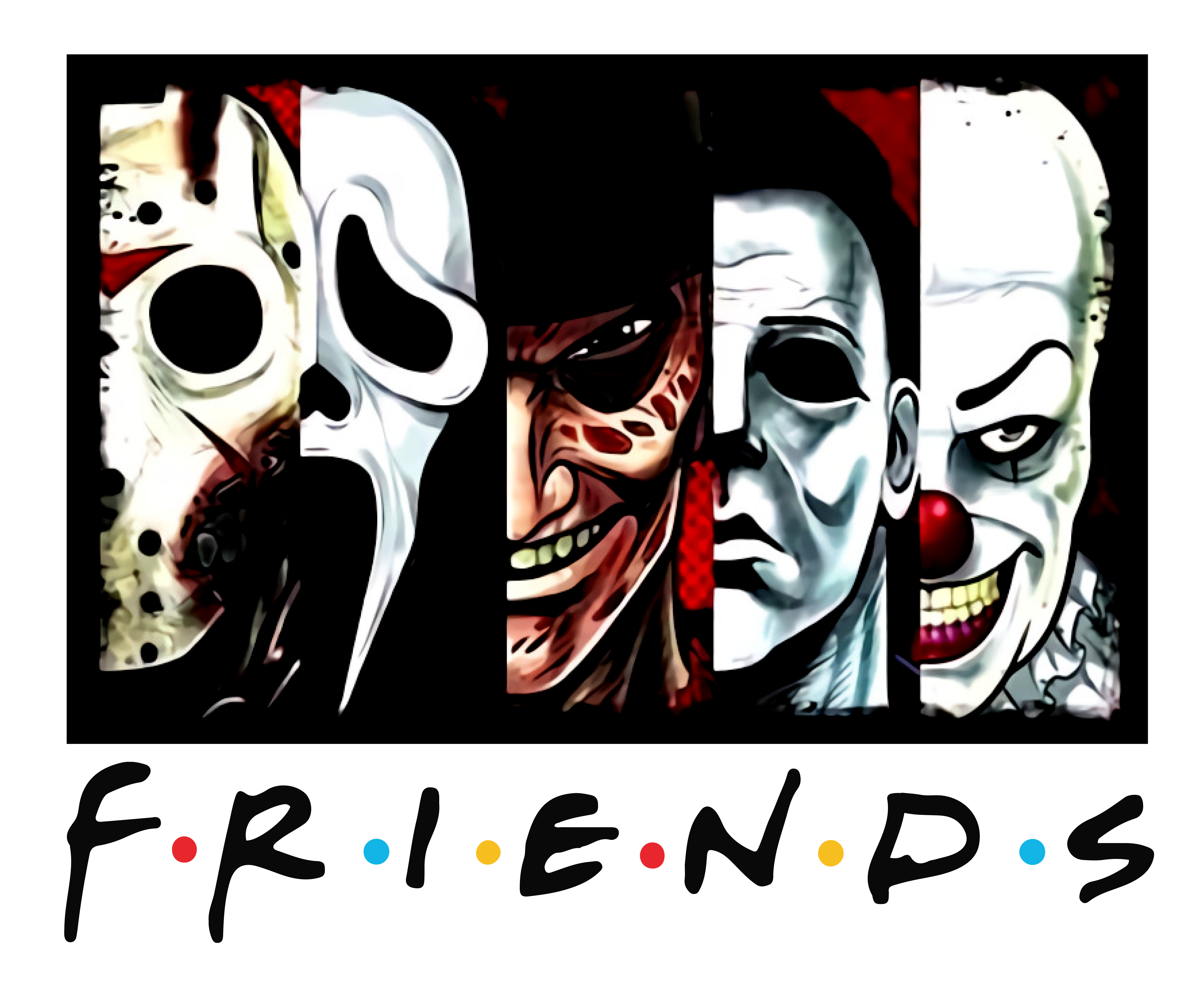 Horror Movie Friends Png, Friends Halloween Png, Horror Movi | Inspire ...