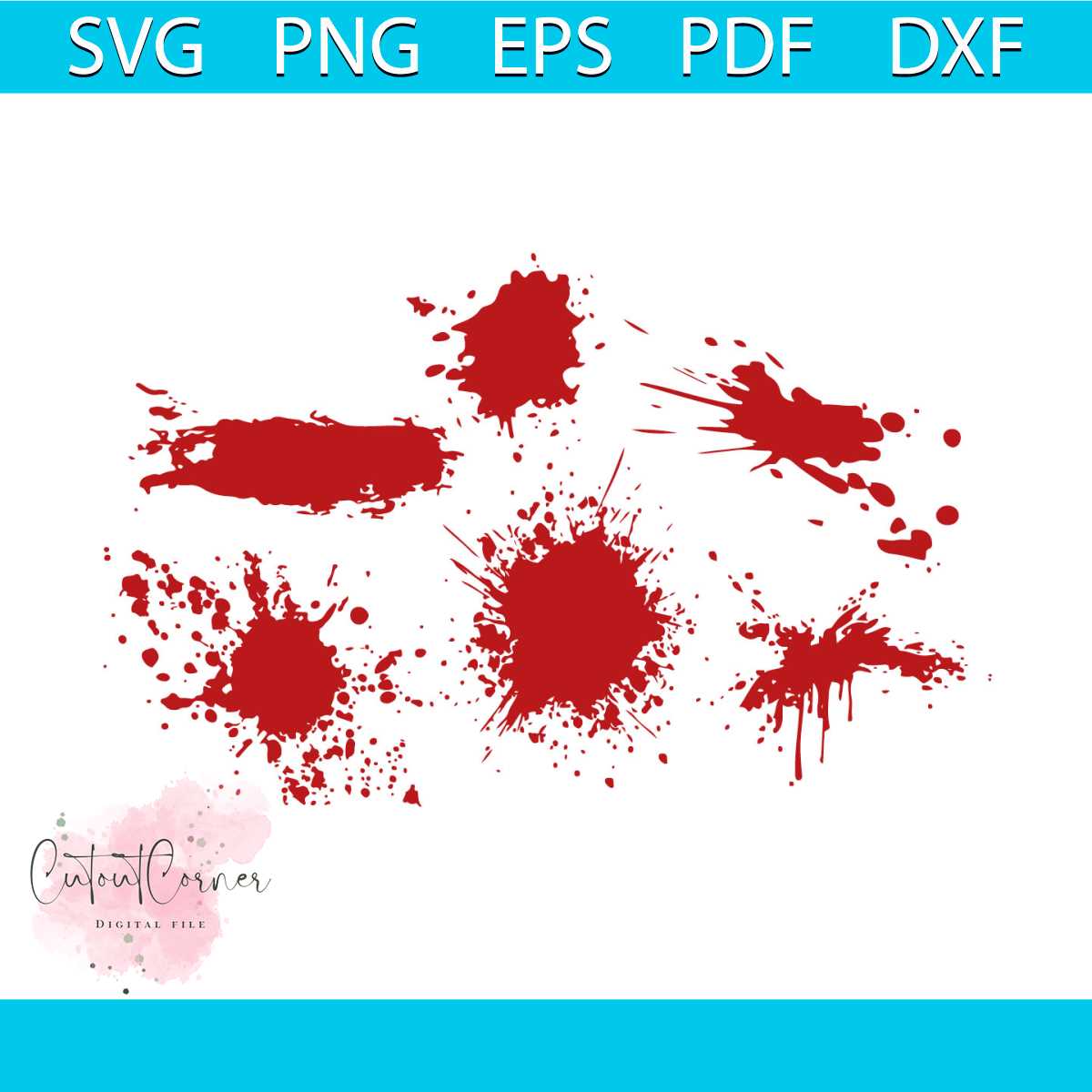 blood splash svg - Inspire Uplift