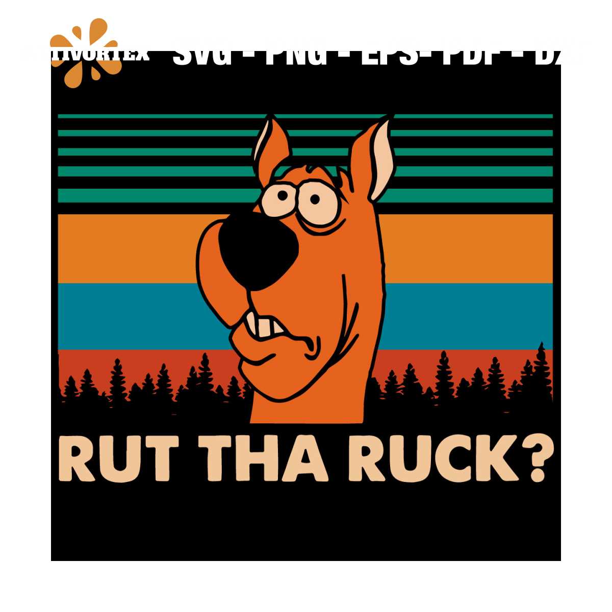 Rut Tha Ruck Question Of Scooby Doo Retro Vintage Halloween | Inspire ...