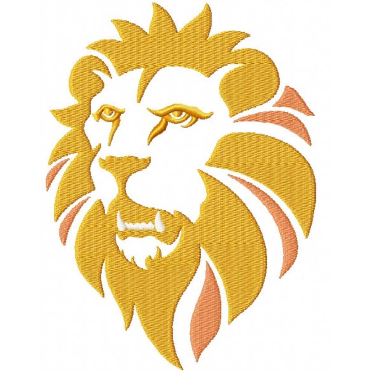 Lion Machine embroidery design | Inspire Uplift