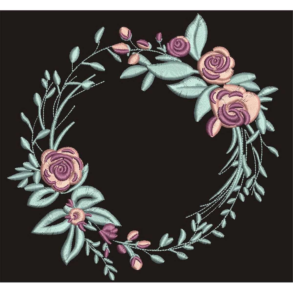 wedding wreath for monogram / floral Frame for monogram / Mo | Inspire ...