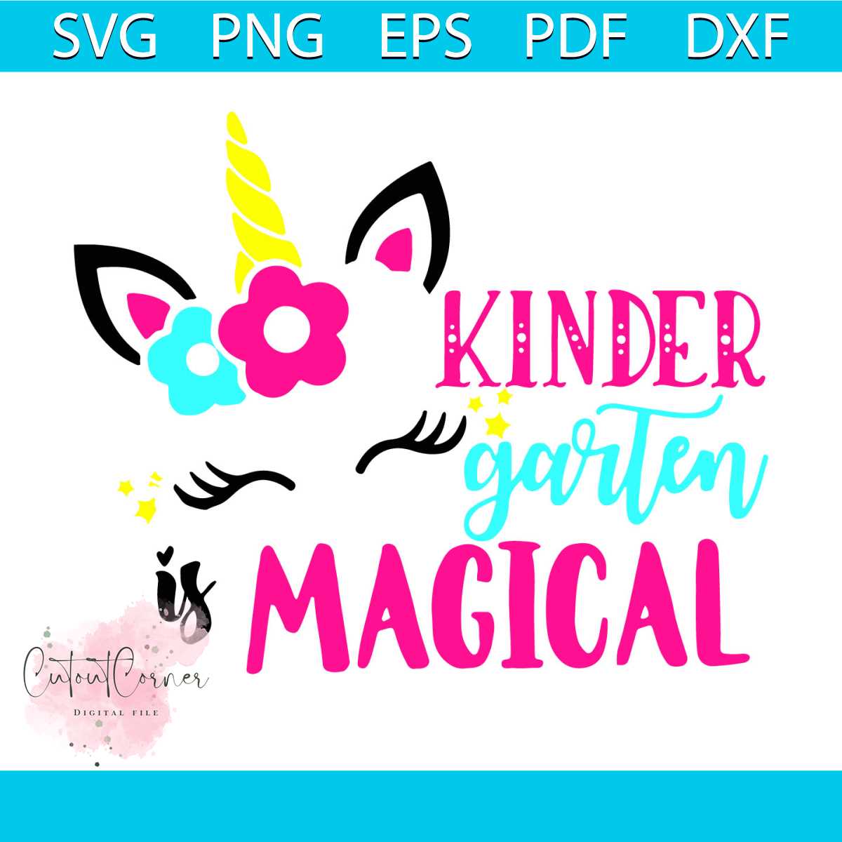 Kindergarten Is Magical Svg, Back To School Svg - Inspire Uplift