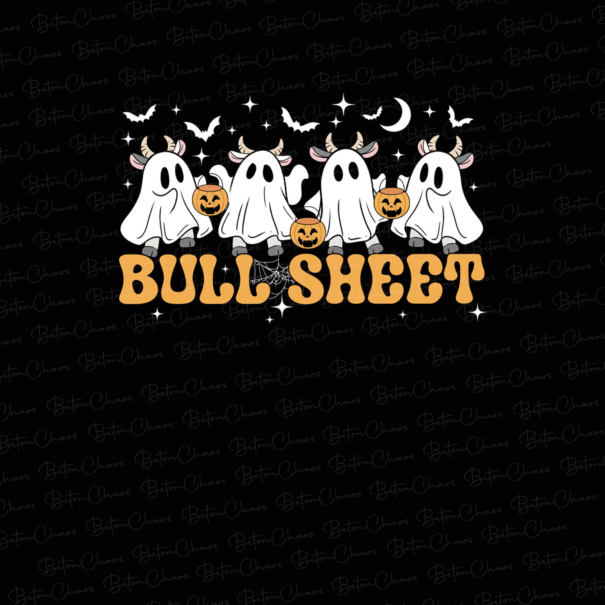 Bull Sheet PNG, Halloween Png, Bull Png, Ghost Cows Png, Fun - Inspire ...