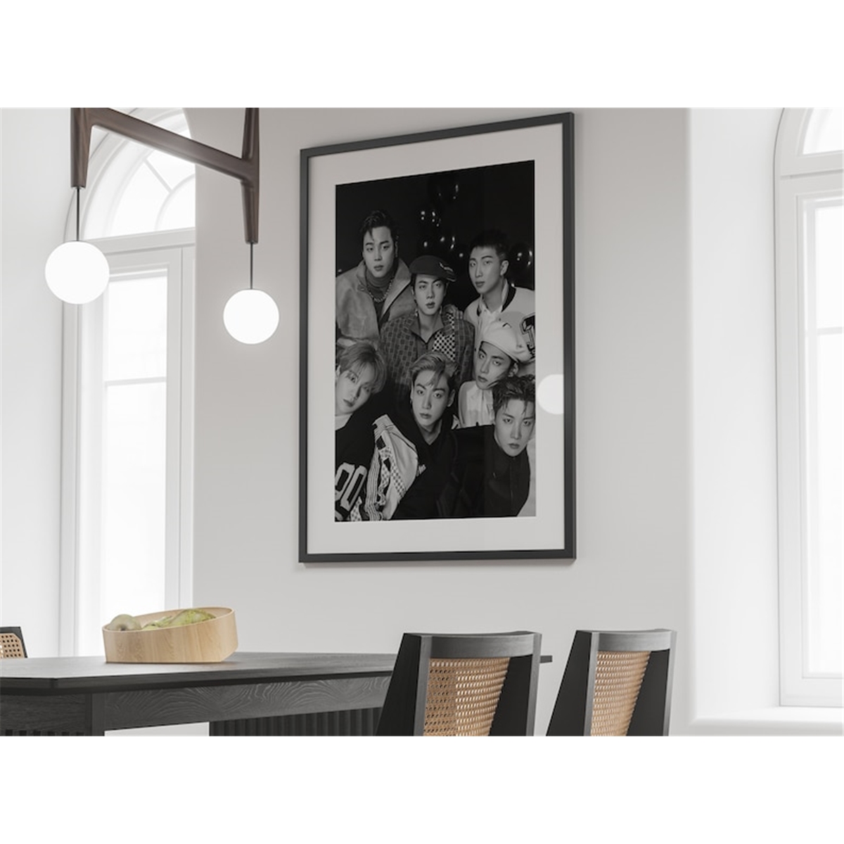 Bts Wall Art, BTS Poster, Bts Print, Black and White, Concer | Inspire ...