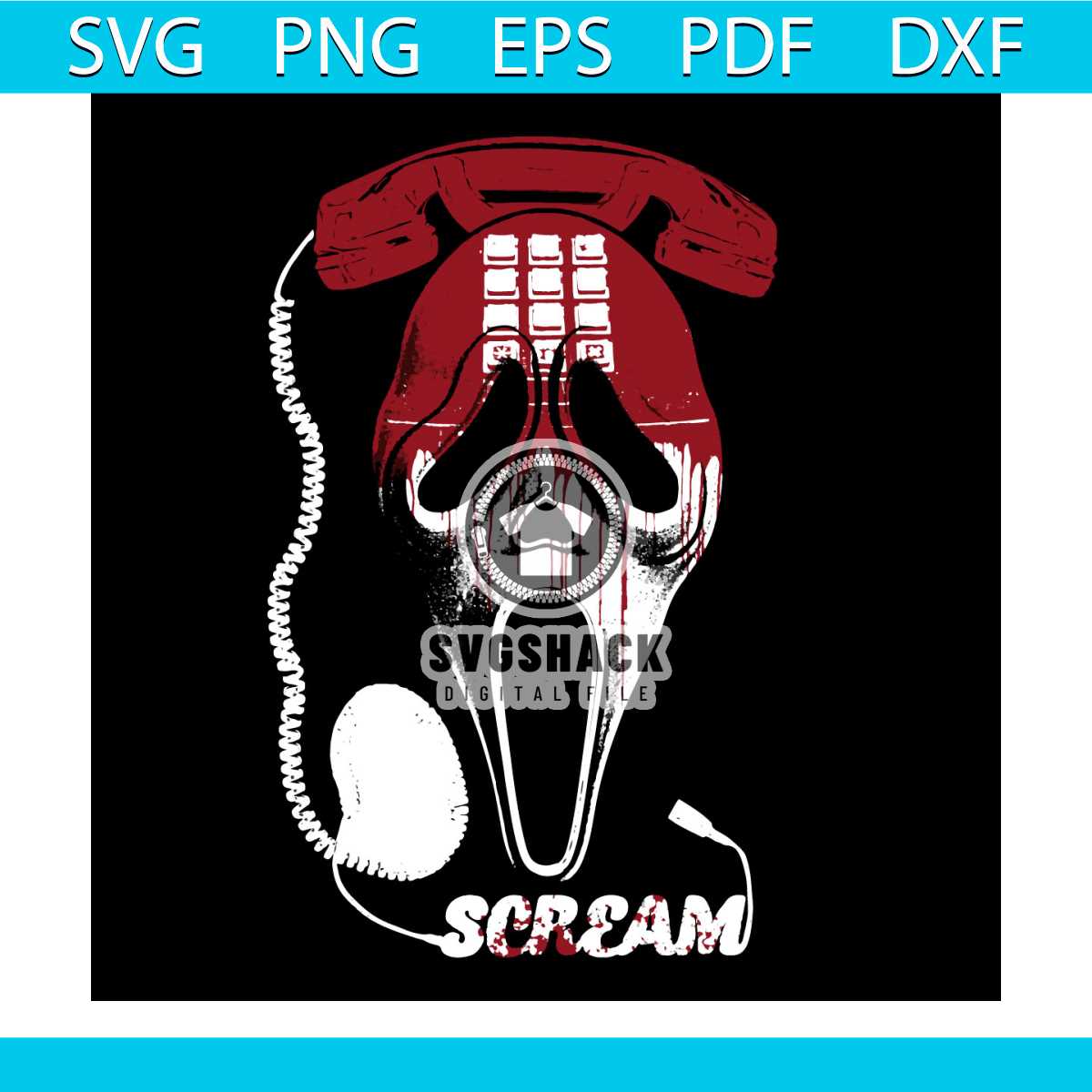 Scream Horror SVG, Ghostface SVG, Horror Movie SVG, Files Fo - Inspire ...