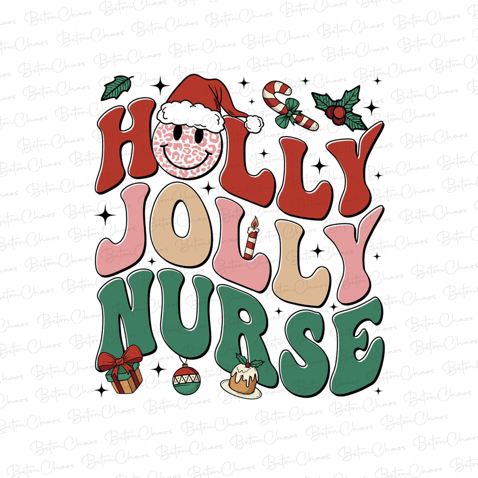 Holly Jolly Nurse PNG, Holly Jolly Png, Jolly Nurse Png, Jol - Inspire ...