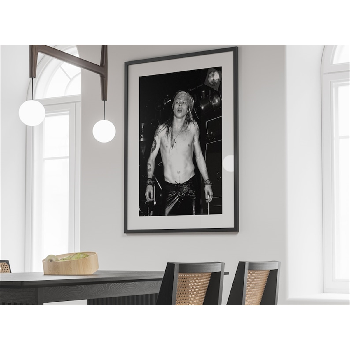 Axl Rose Poster, Black And White, Guns N Roses, Music Studio - Inspire ...