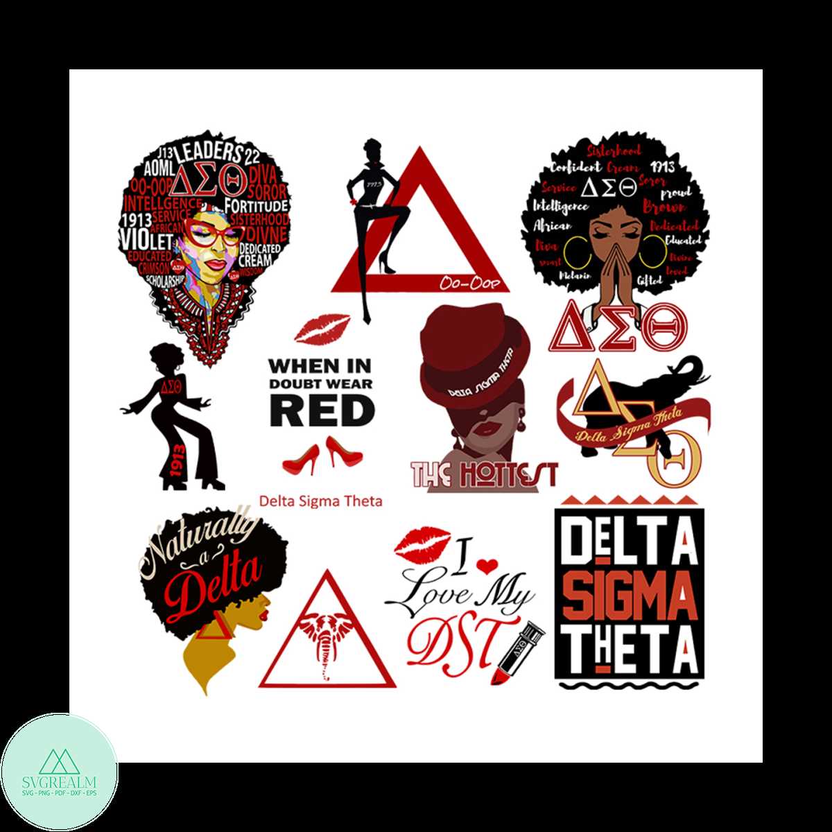 Delta Sigma Theta Sorority SVG, Bundle svg, Sorority Svg, So | Inspire ...
