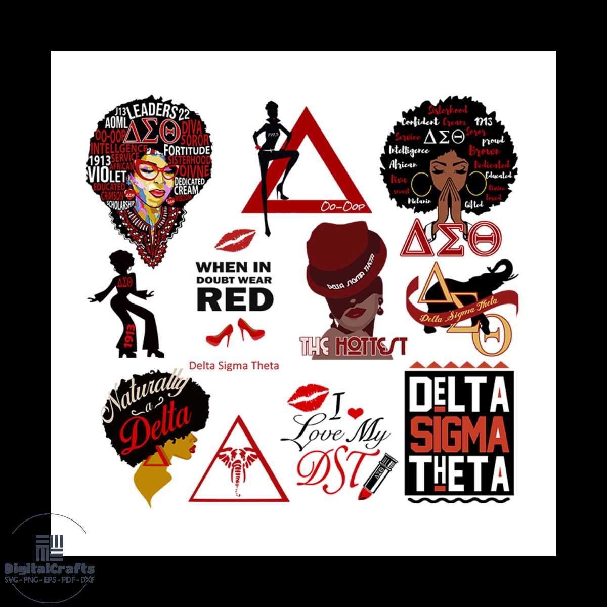 Delta Sigma Theta Sorority SVG, Bundle svg, Sorority Svg, So - Inspire ...
